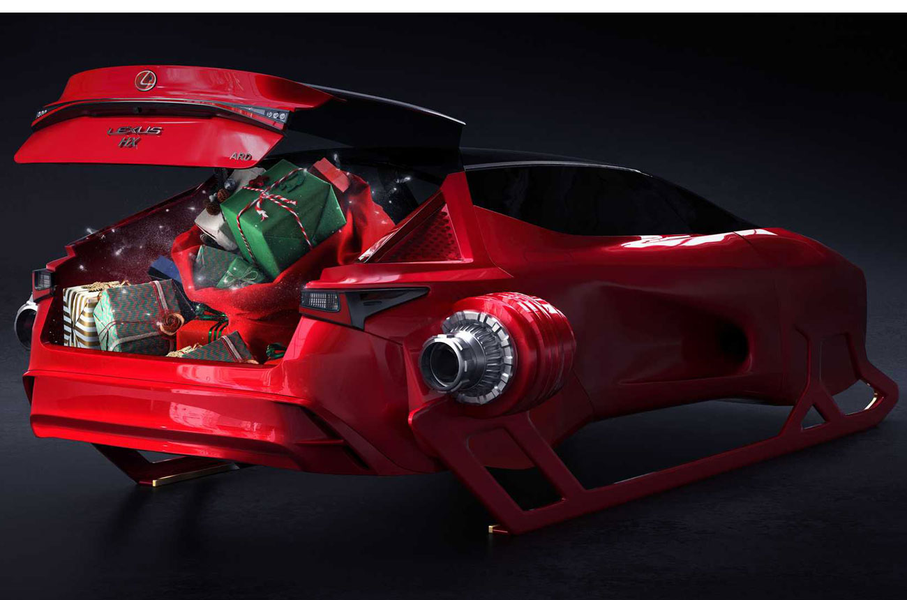 Lexus HX Sleigh Concept: el trineo futurista - Conduciendo.com