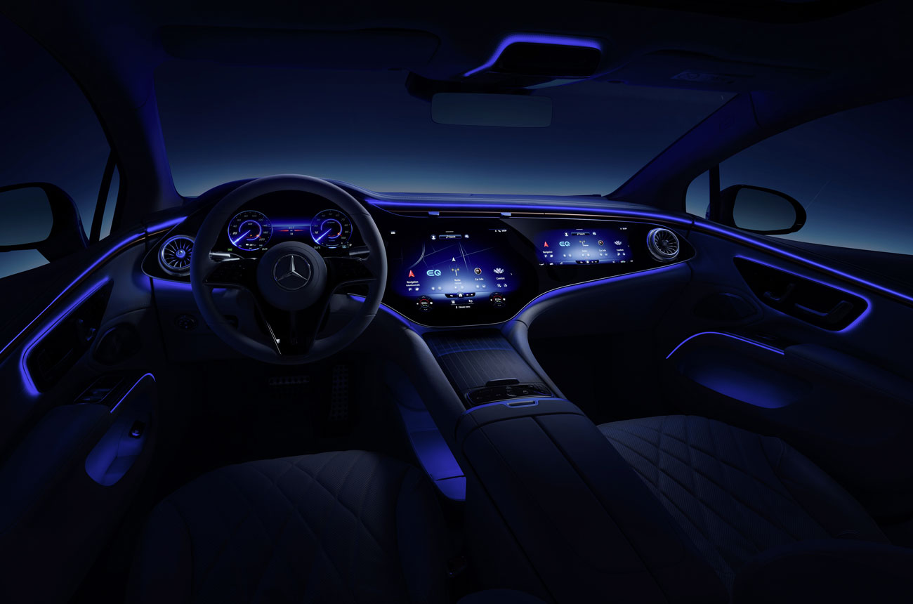 EQS: el Mercedes-Benz devela su interior -Conduciendo.com